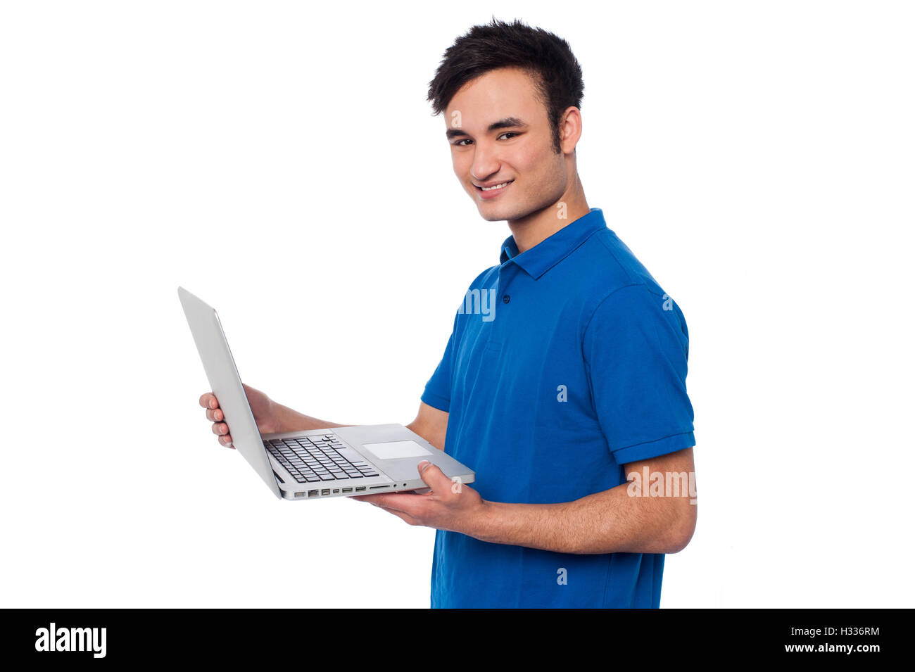 This is my new laptop Stock Photo - Alamy
