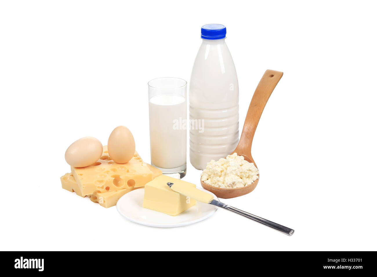 Healthy dairy products Stock Photo - Alamy