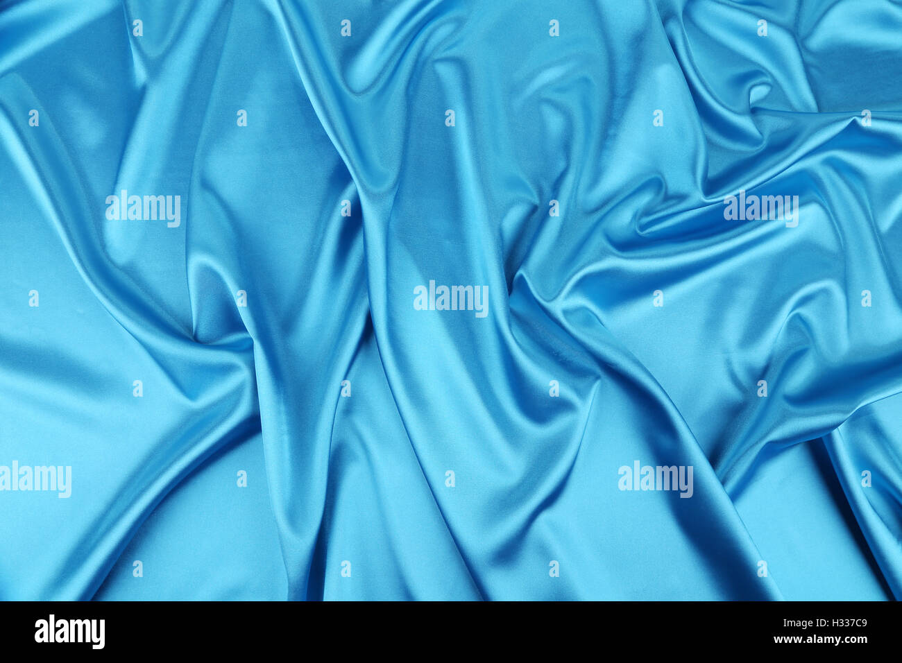 Blue silk background Stock Photo - Alamy