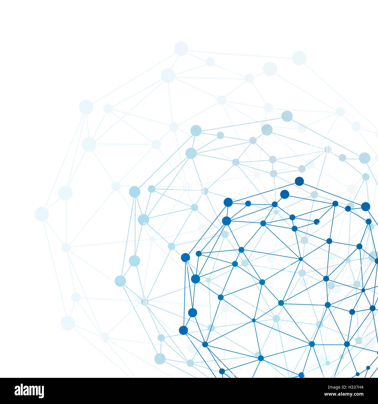 Wire frame sphere. Network concept Stock Photo - Alamy