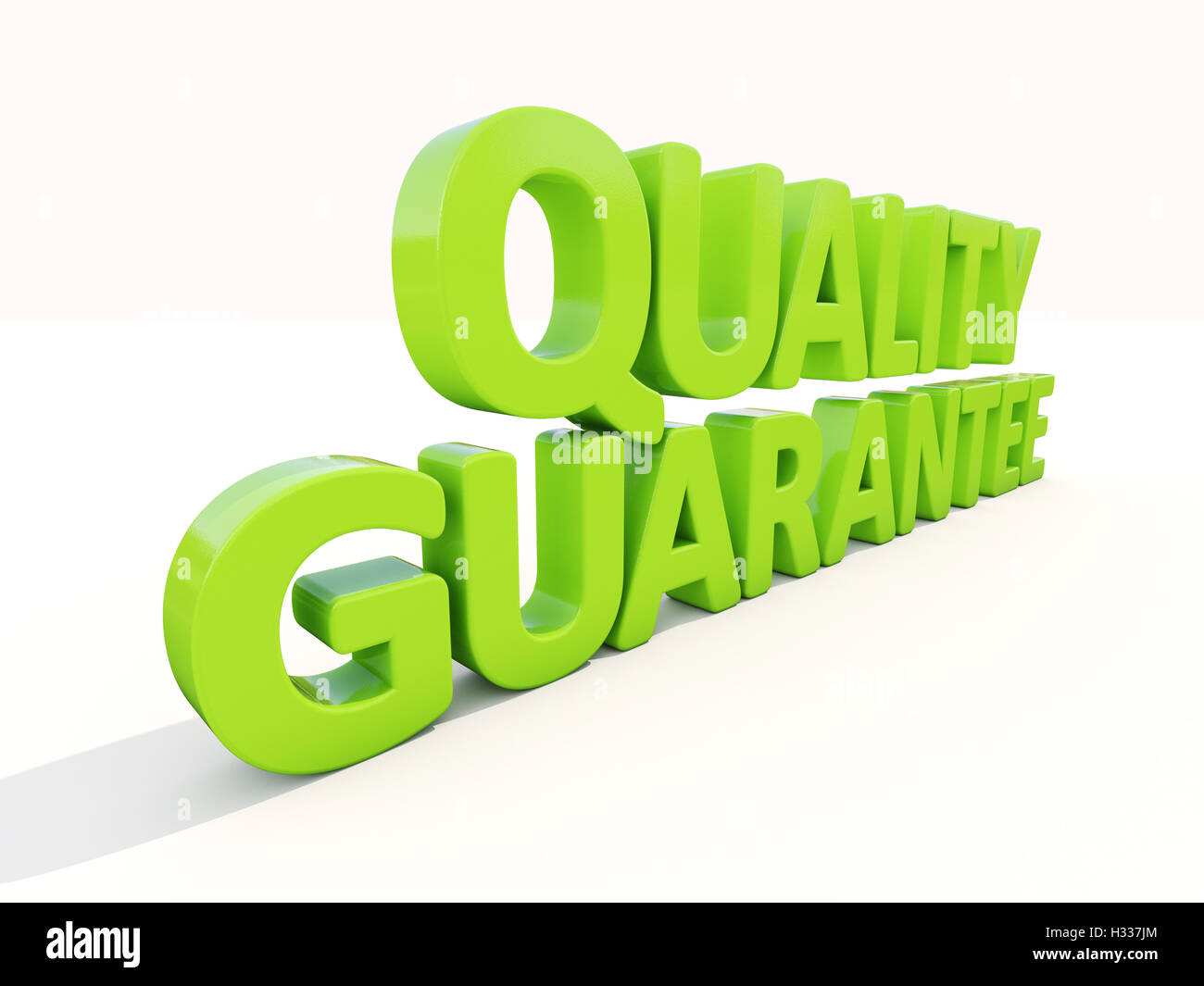 3d Quality guarantee Stock Photo - Alamy