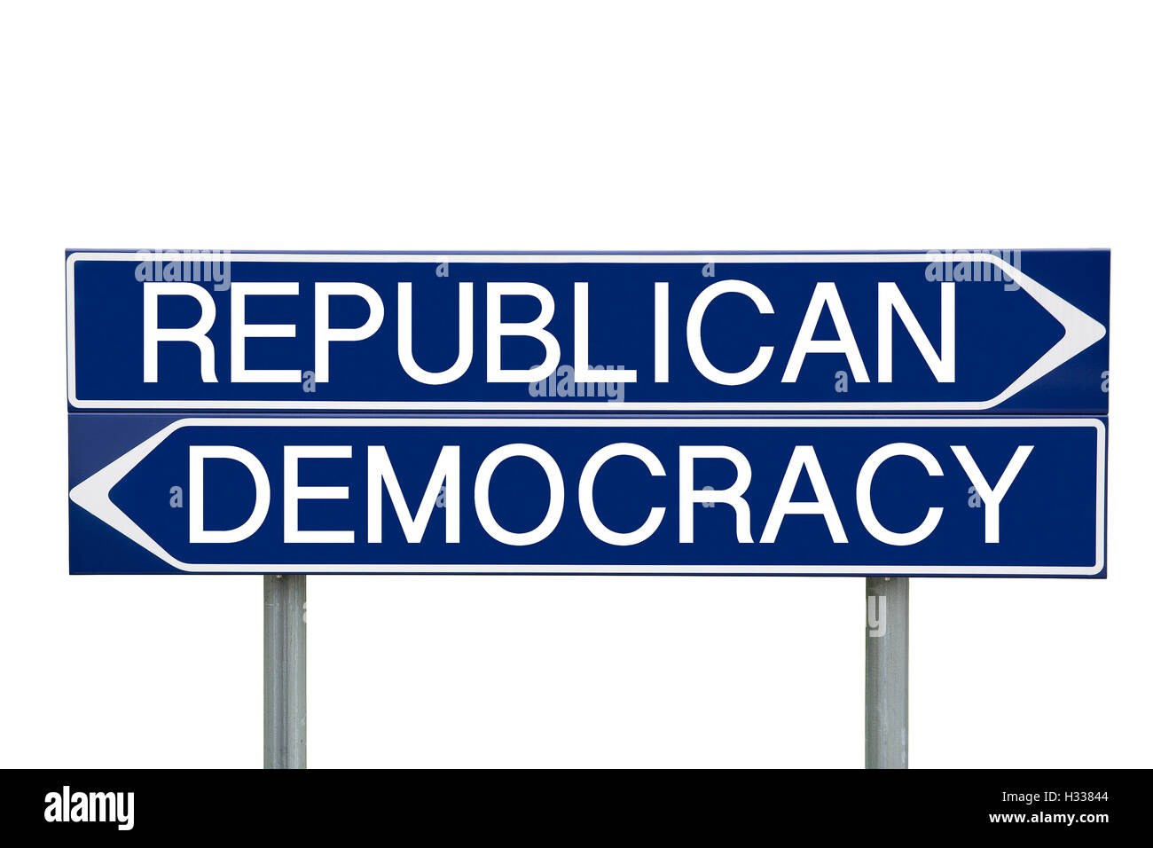 Empty election signs hi-res stock photography and images - Alamy