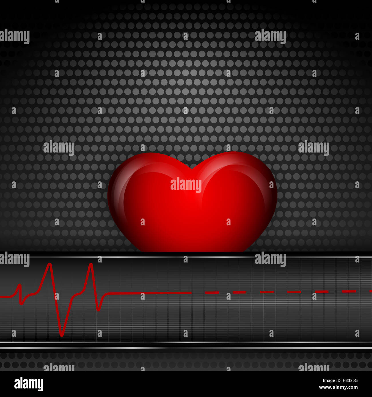 background with pulse Stock Photo - Alamy