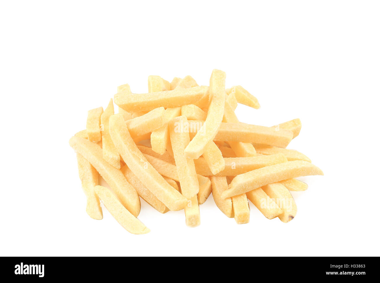 Frozen french fries Stock Photo - Alamy