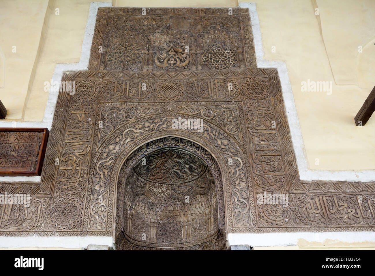 Mamluk mihrab, Jami‘ al-‘Amri, Qus, Egypt Stock Photo - Alamy