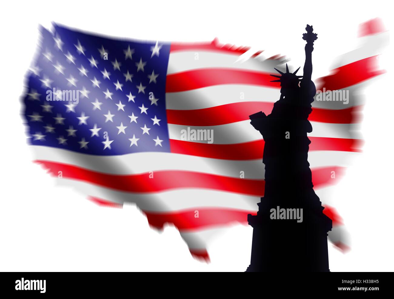 Statue of liberty map world hi-res stock photography and images - Alamy