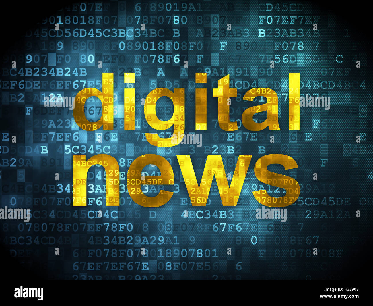 News concept: Digital News on digital background Stock Photo - Alamy