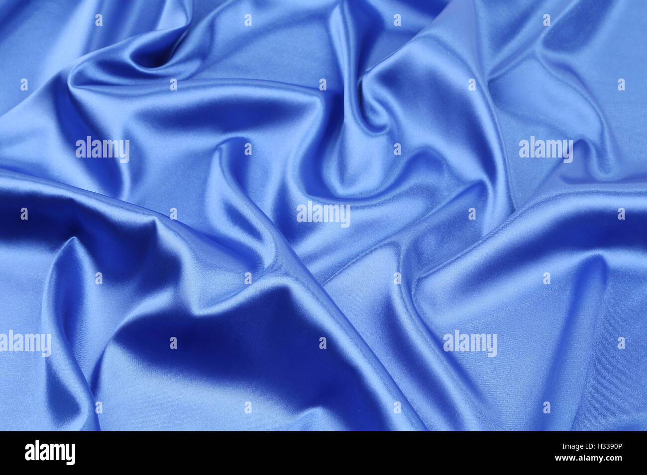 Blue silk background Stock Photo - Alamy