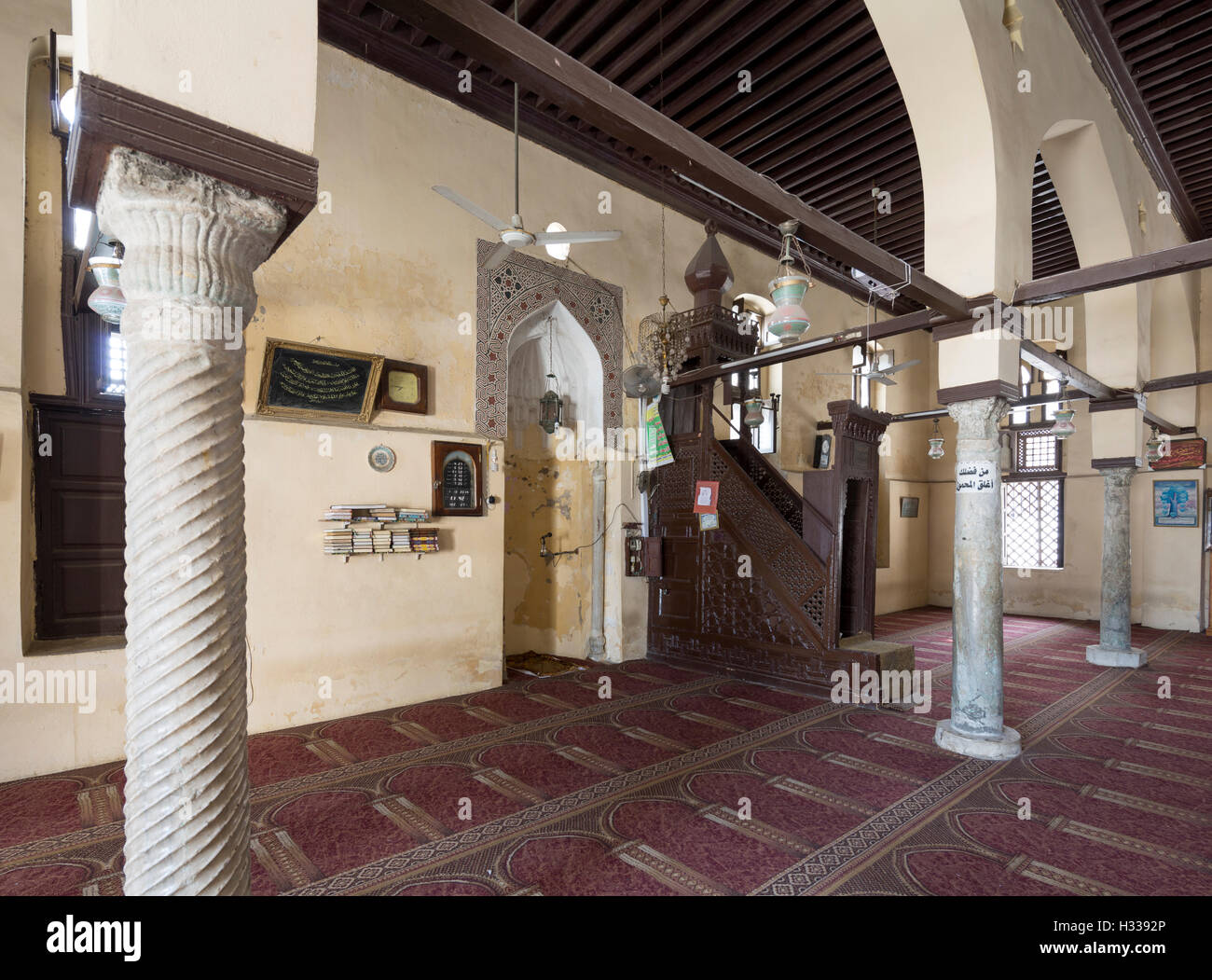 main prayer hall, Rosetta, Egypt: Funerary Mosque of Muhammad al ...
