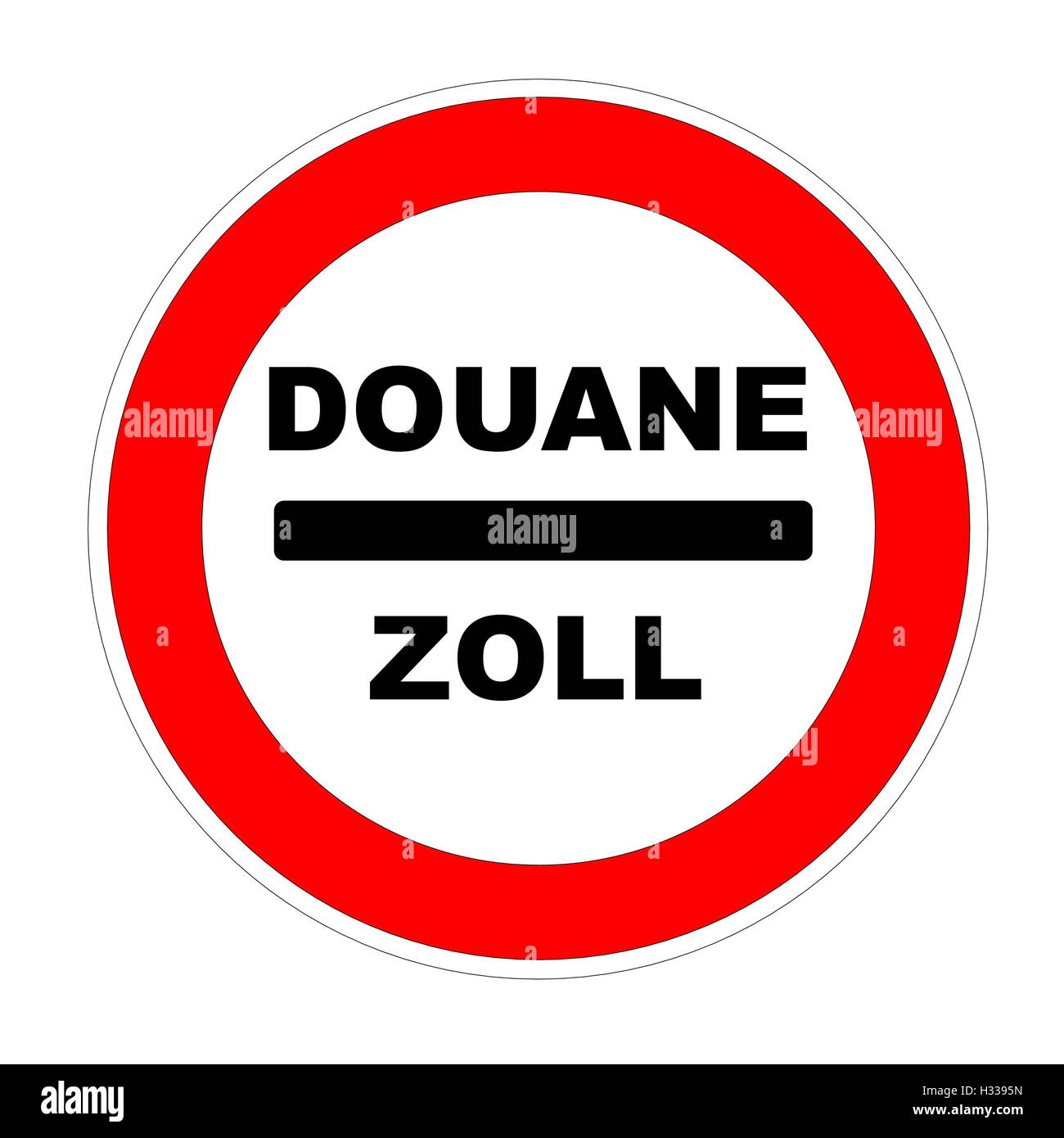 Douane zoll hi-res stock photography and images - Alamy