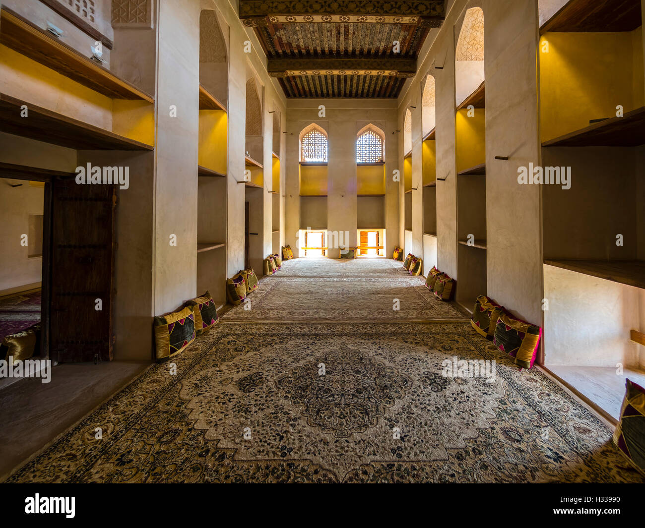 Jabrin Castle, Jabreen, Bahlat, Ad Dakhiliyah, Oman Stock Photo - Alamy