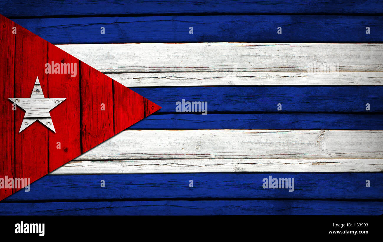 Cuban flag painted hi-res stock photography and images - Alamy