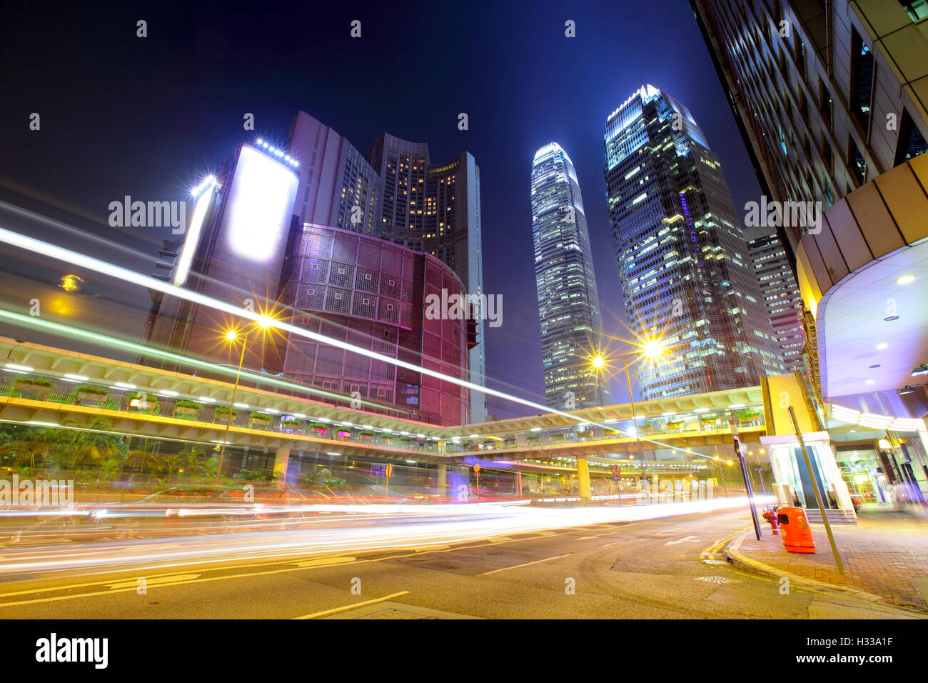 Hong Kong traffic Stock Photo - Alamy