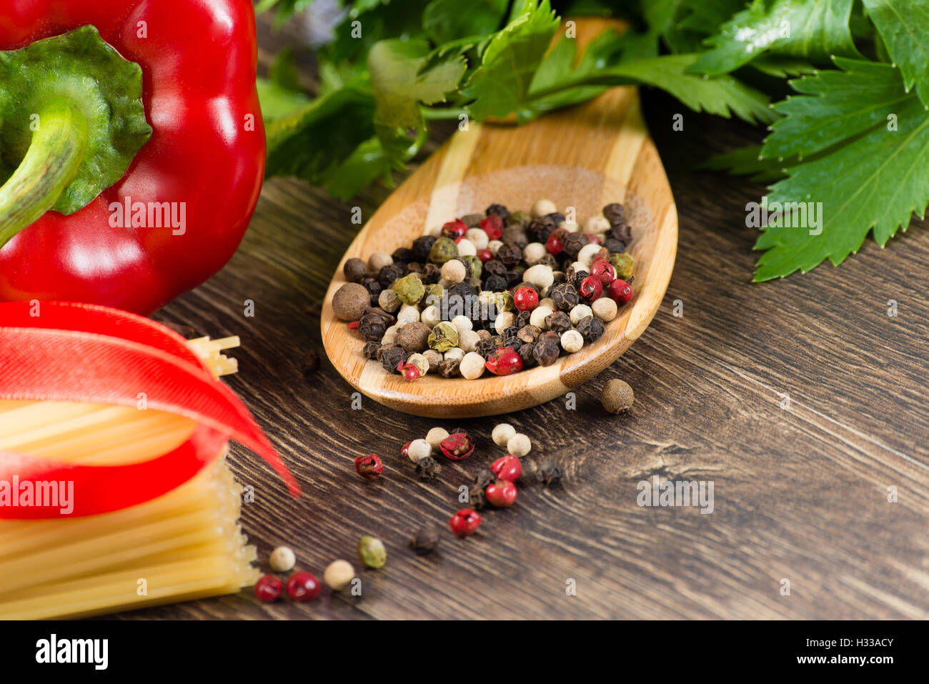 close-up of Asian spices Stock Photo - Alamy
