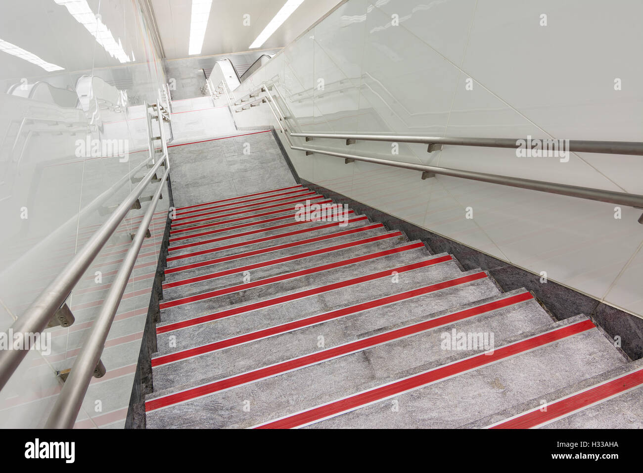 Ground floor view stairway hi-res stock photography and images - Alamy