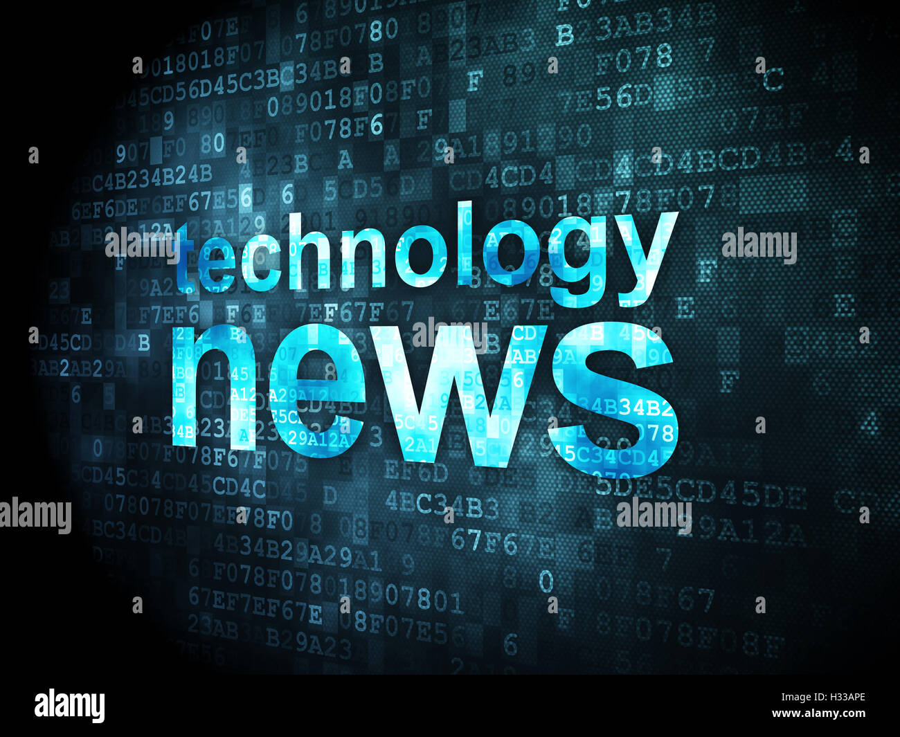 News concept: Technology News on digital background Stock Photo - Alamy