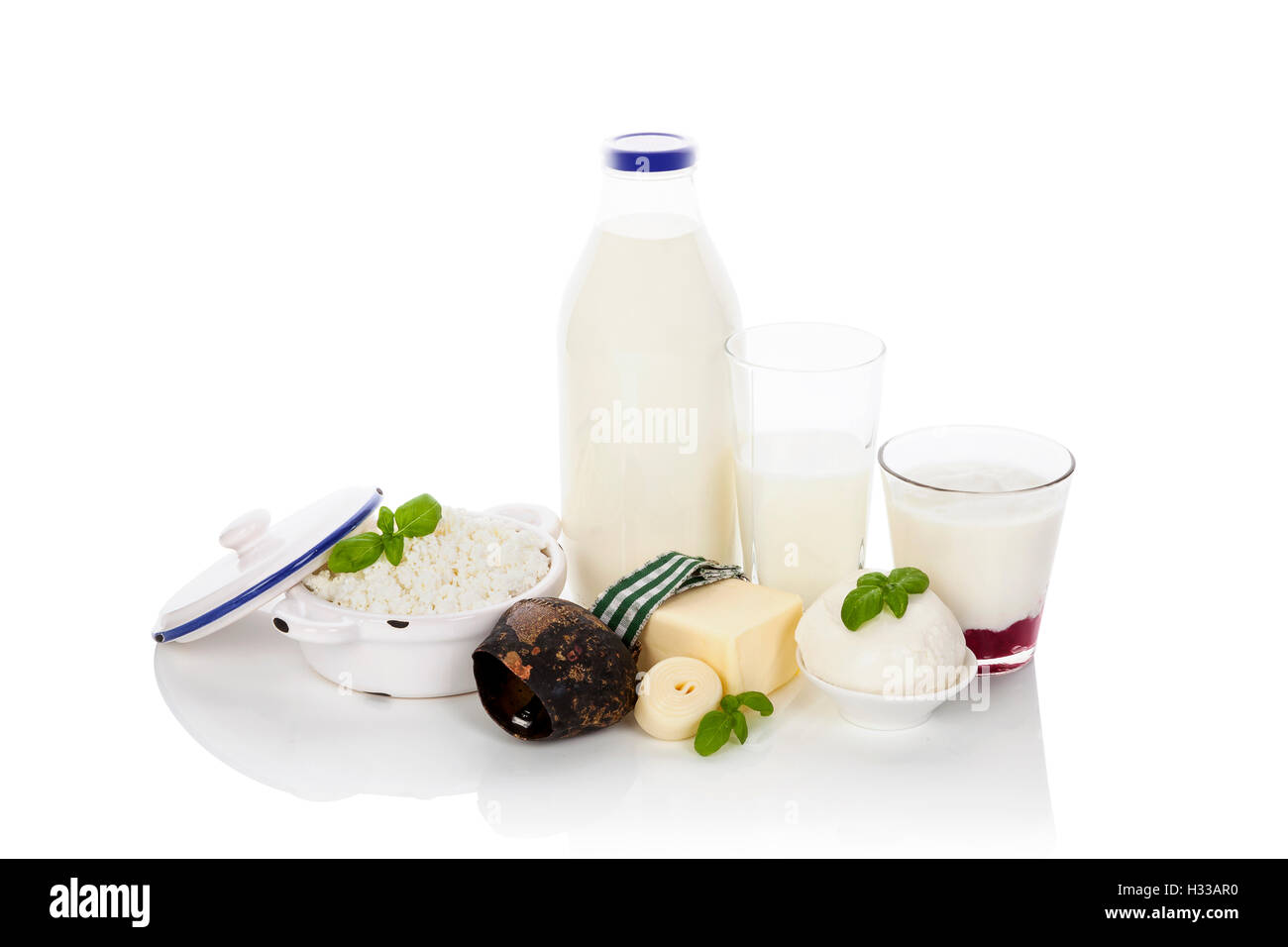 Traditional dairy background Stock Photo - Alamy