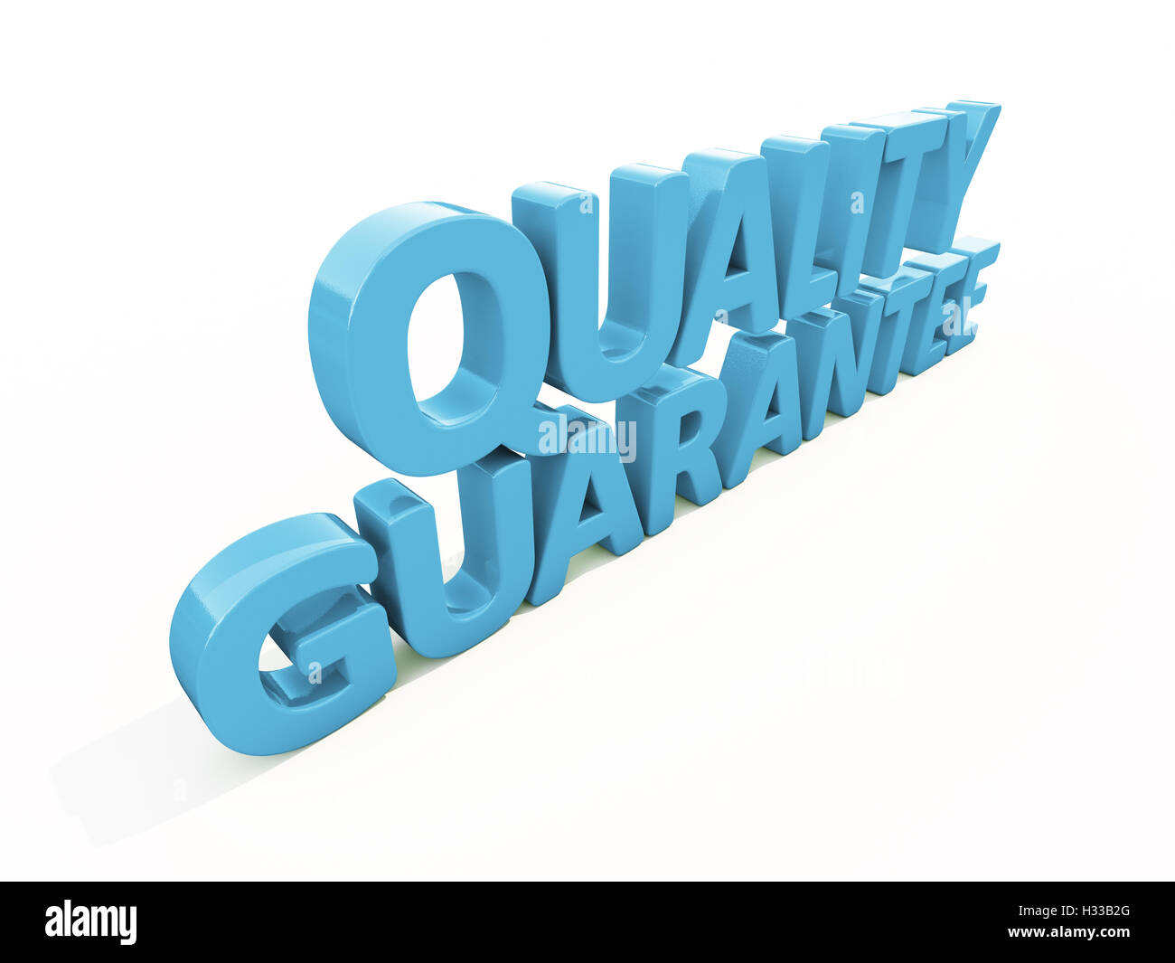3d Quality guarantee Stock Photo - Alamy