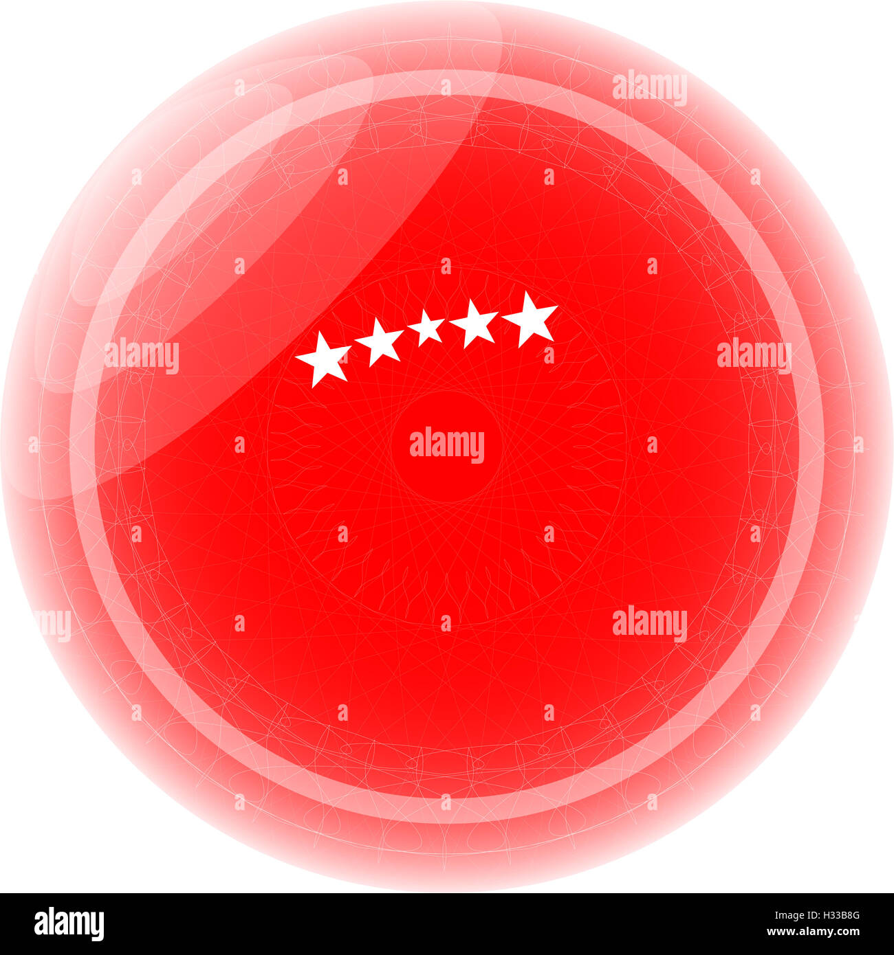 abstract glass sphere with stars, isolated on white Stock Photo - Alamy