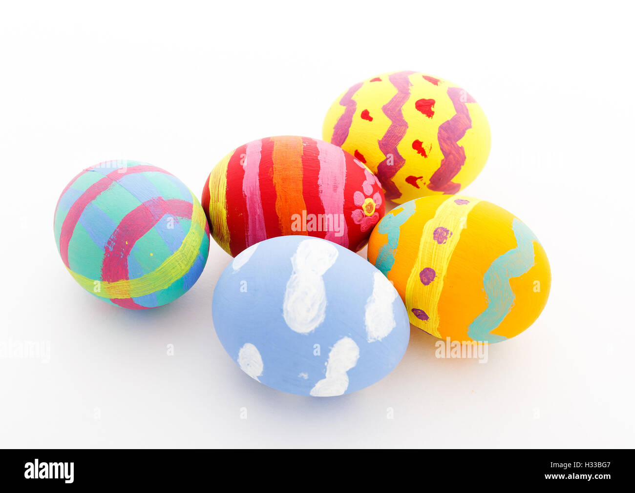 Colourful easter egg Stock Photo - Alamy