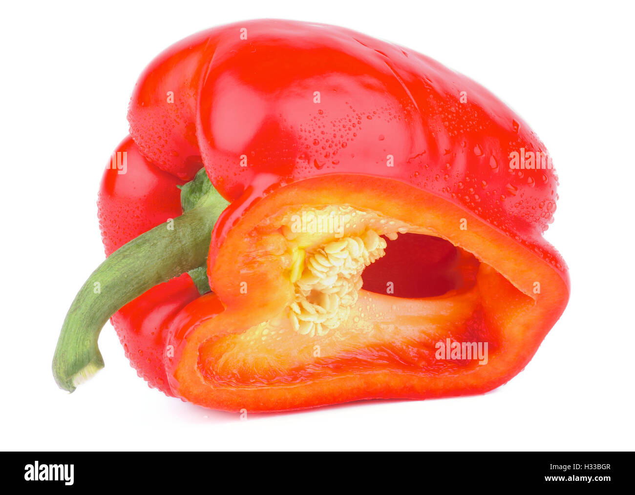 Red Bell Pepper Stock Photo - Alamy