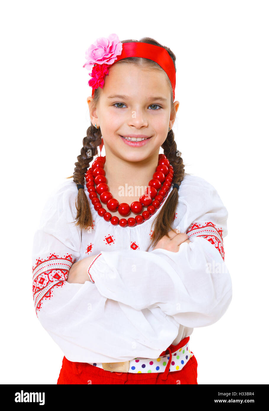 ukrainian girl in national Stock Photo - Alamy