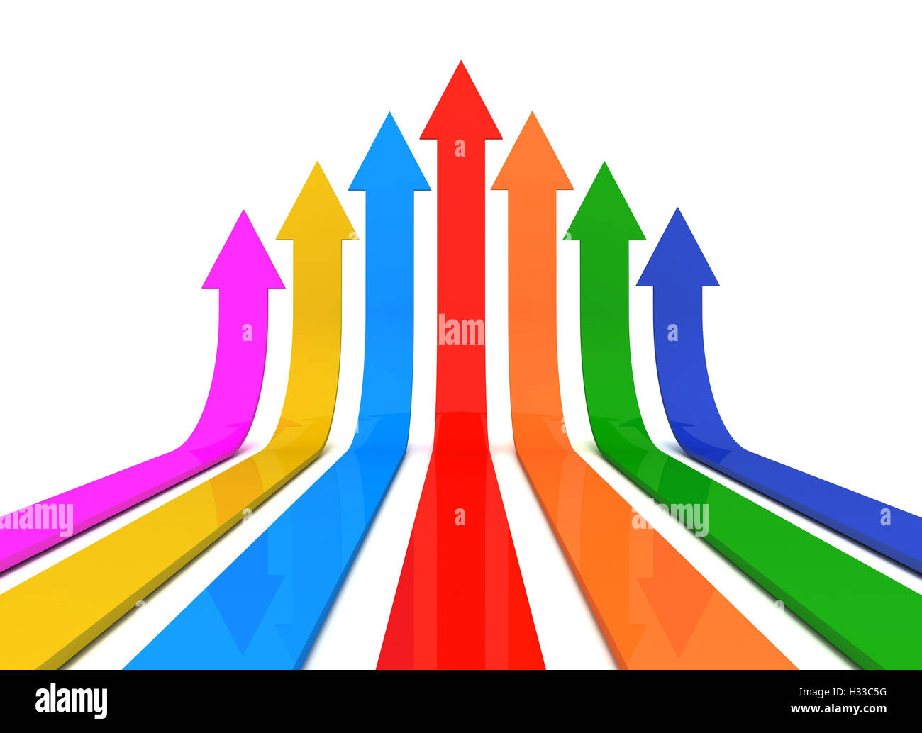 Line chart upward arrows hi-res stock photography and images - Alamy