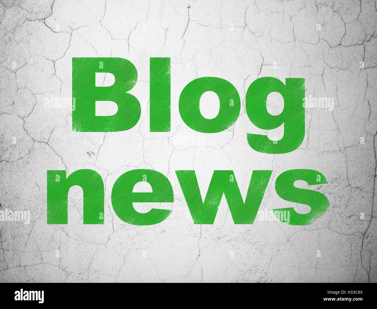 News concept: Blog News on wall background Stock Photo - Alamy