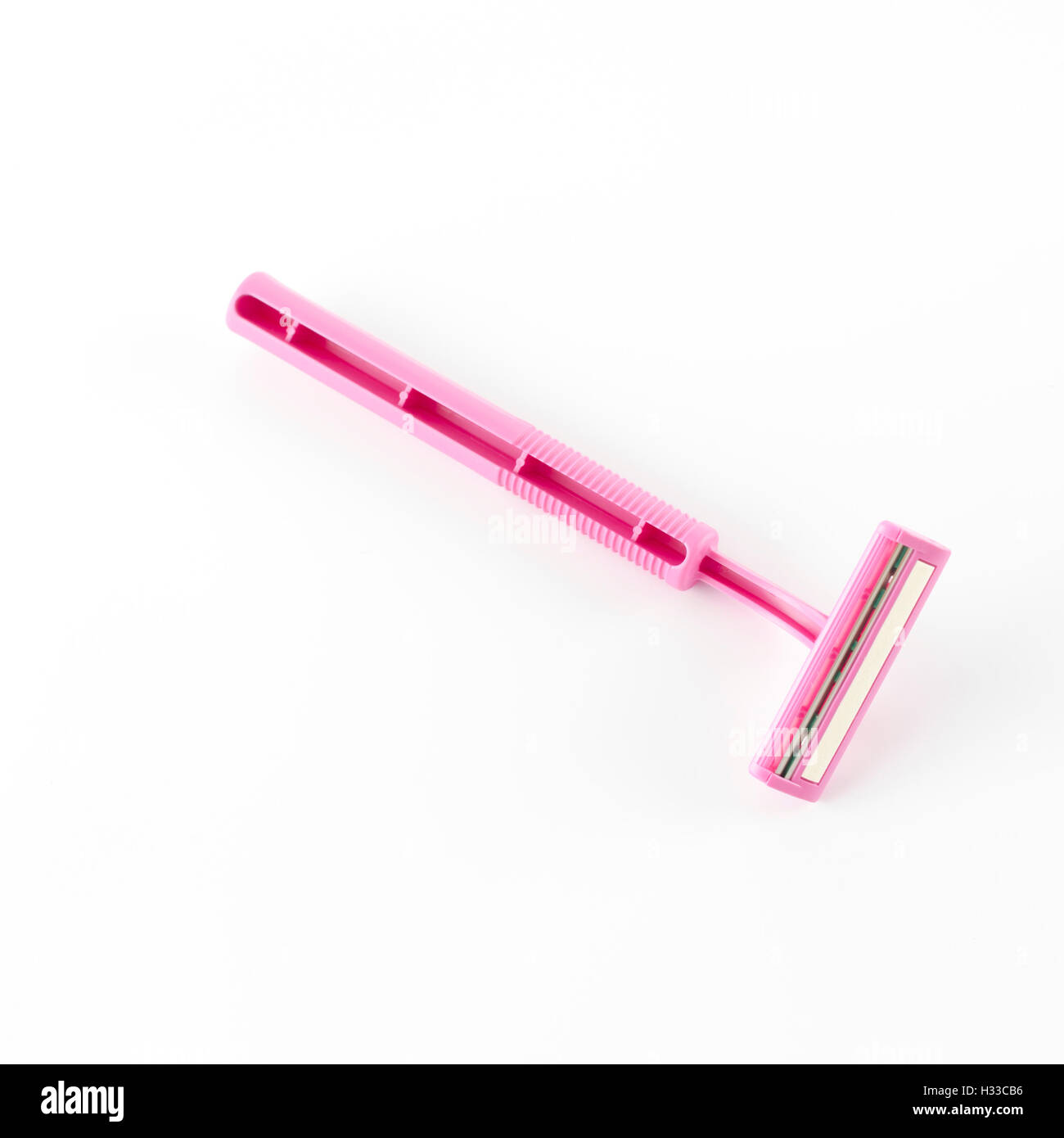pink disposable shaving Stock Photo - Alamy