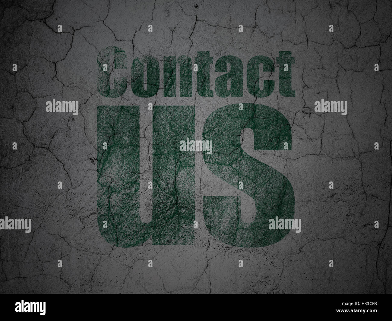 Advertising concept: Contact Us on grunge wall background Stock Photo ...