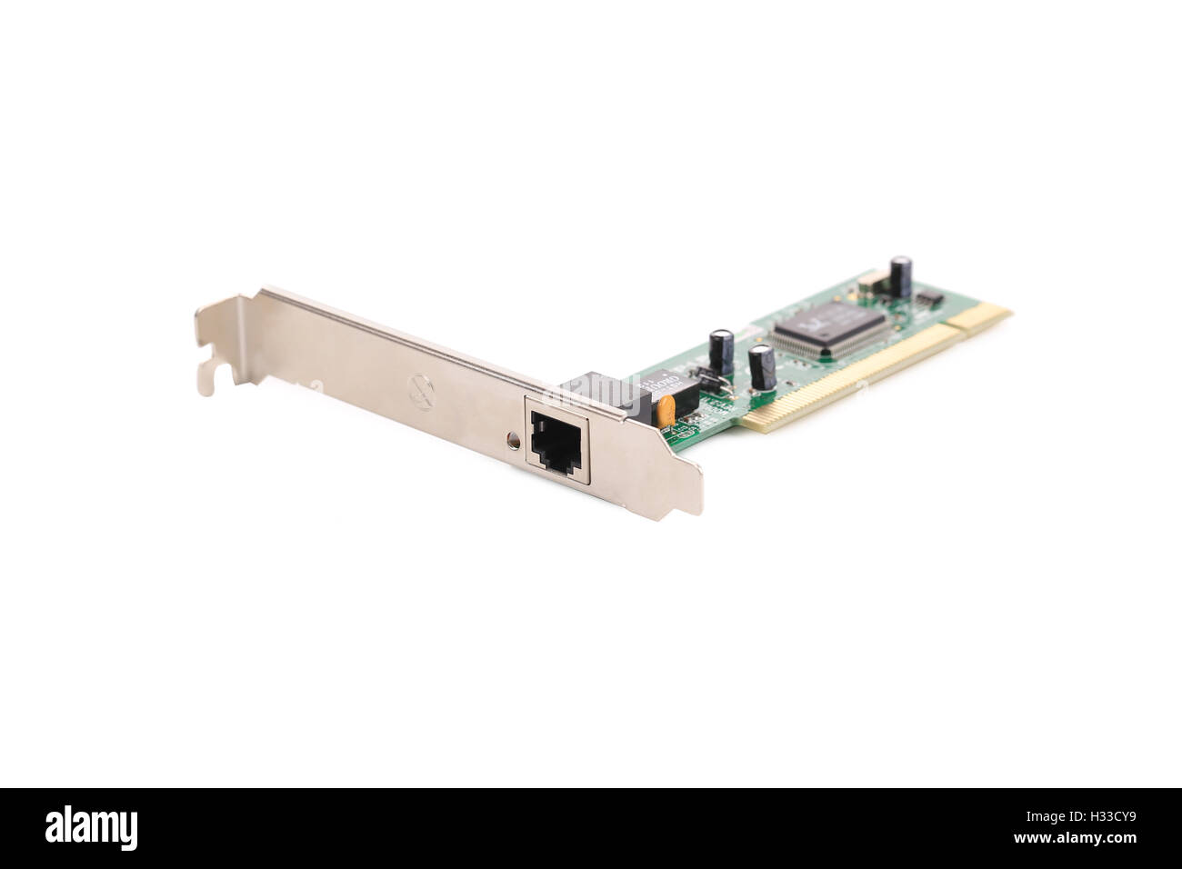 Network Card close up Stock Photo - Alamy