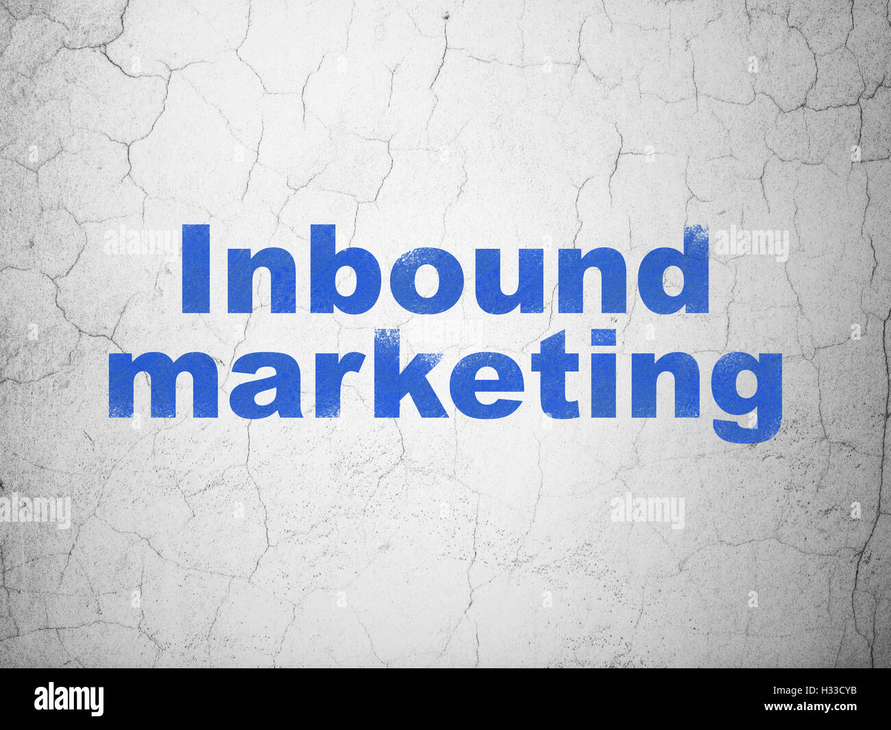 Finance concept: Inbound Marketing on wall background Stock Photo - Alamy