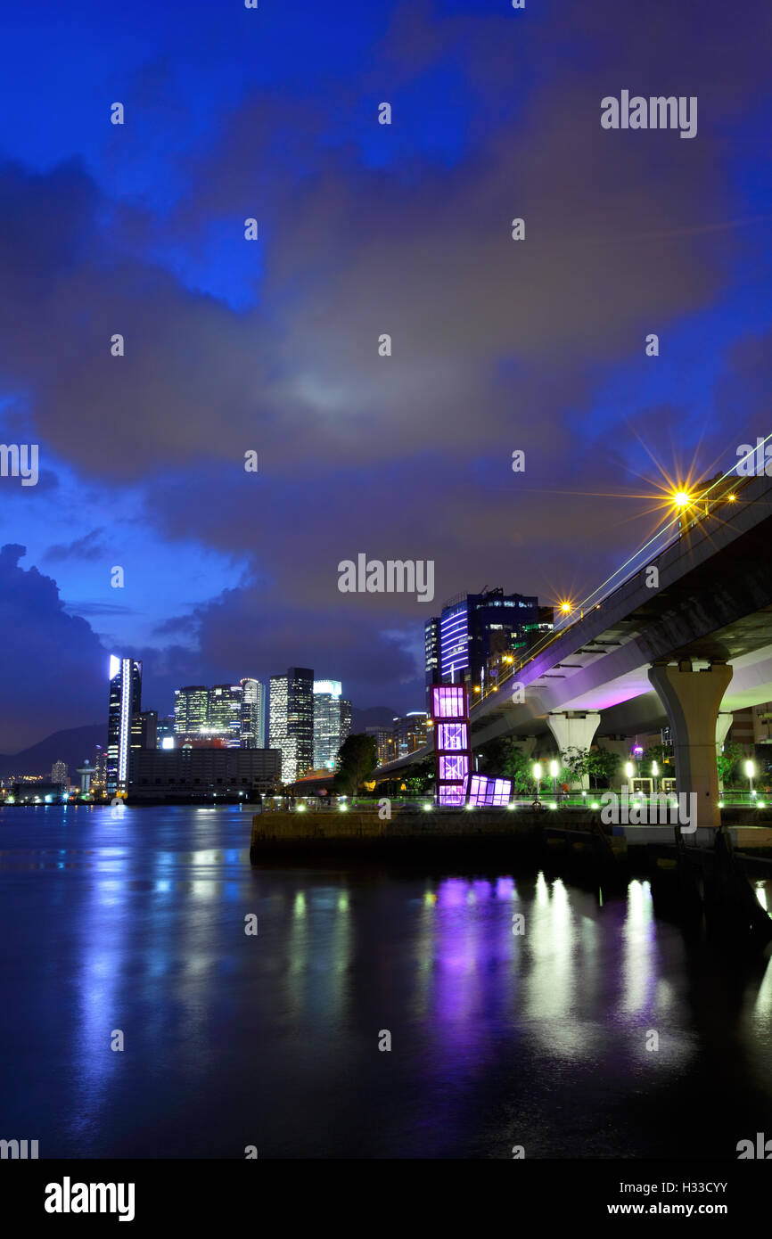 Hong Kong waterfront Stock Photo - Alamy