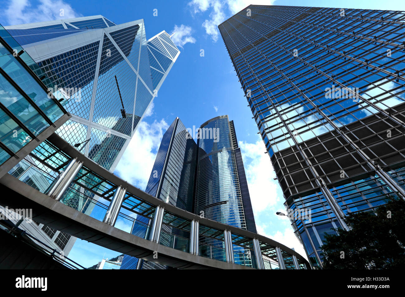 Office building to sky Stock Photo - Alamy