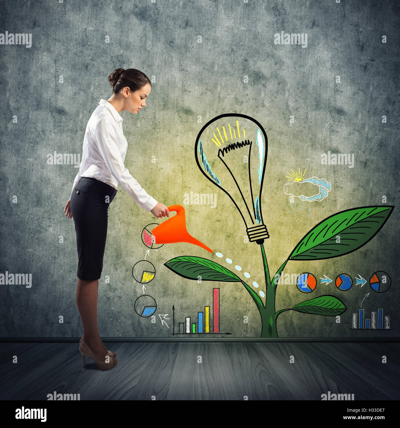 creation of ideas Stock Photo - Alamy