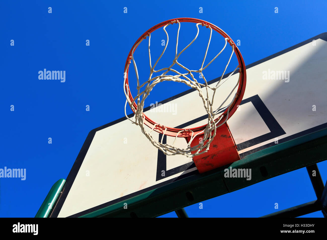 Outdoor basketball court bottom view hi-res stock photography and ...