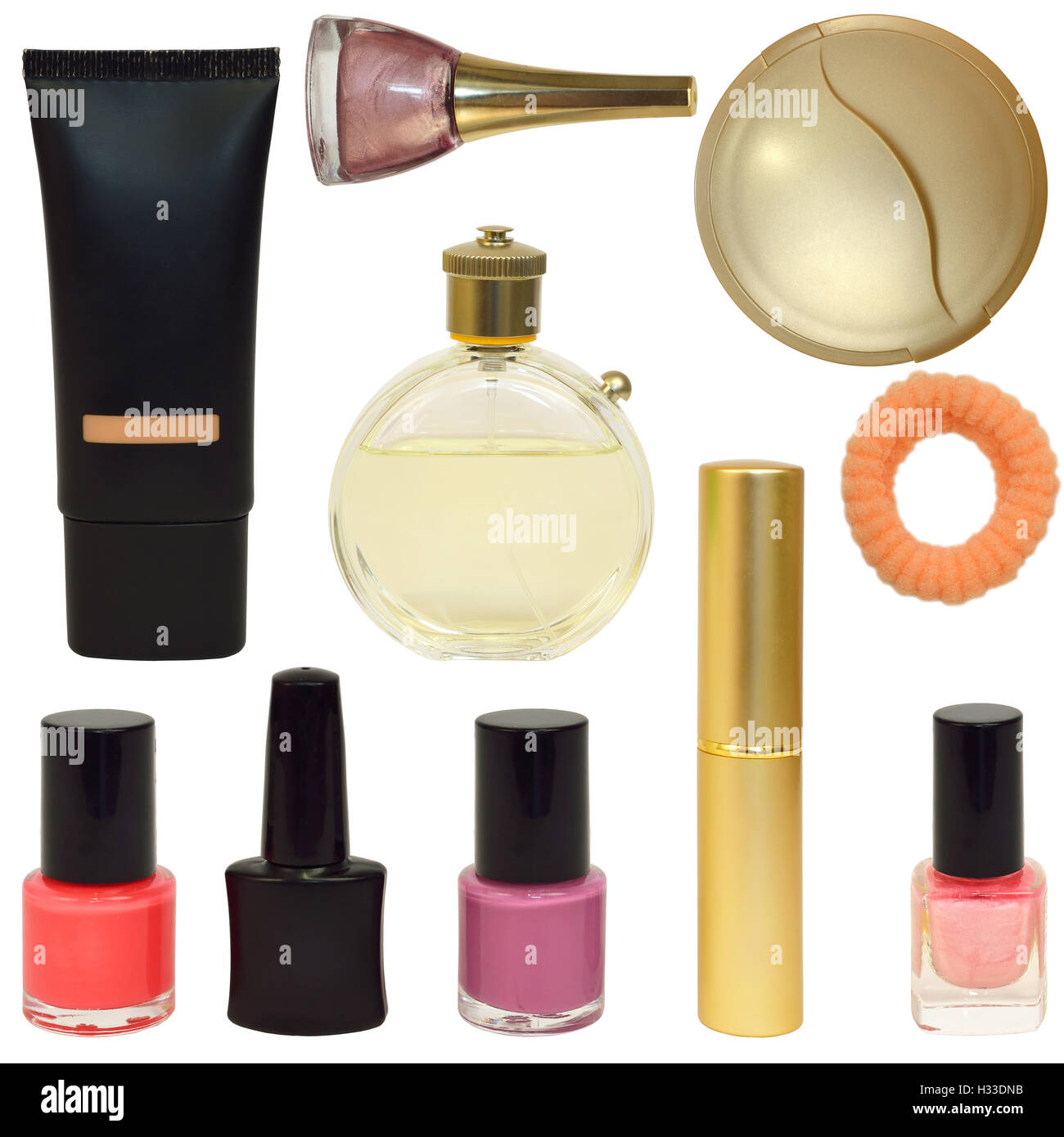 Bottles with cosmetics Stock Photo - Alamy