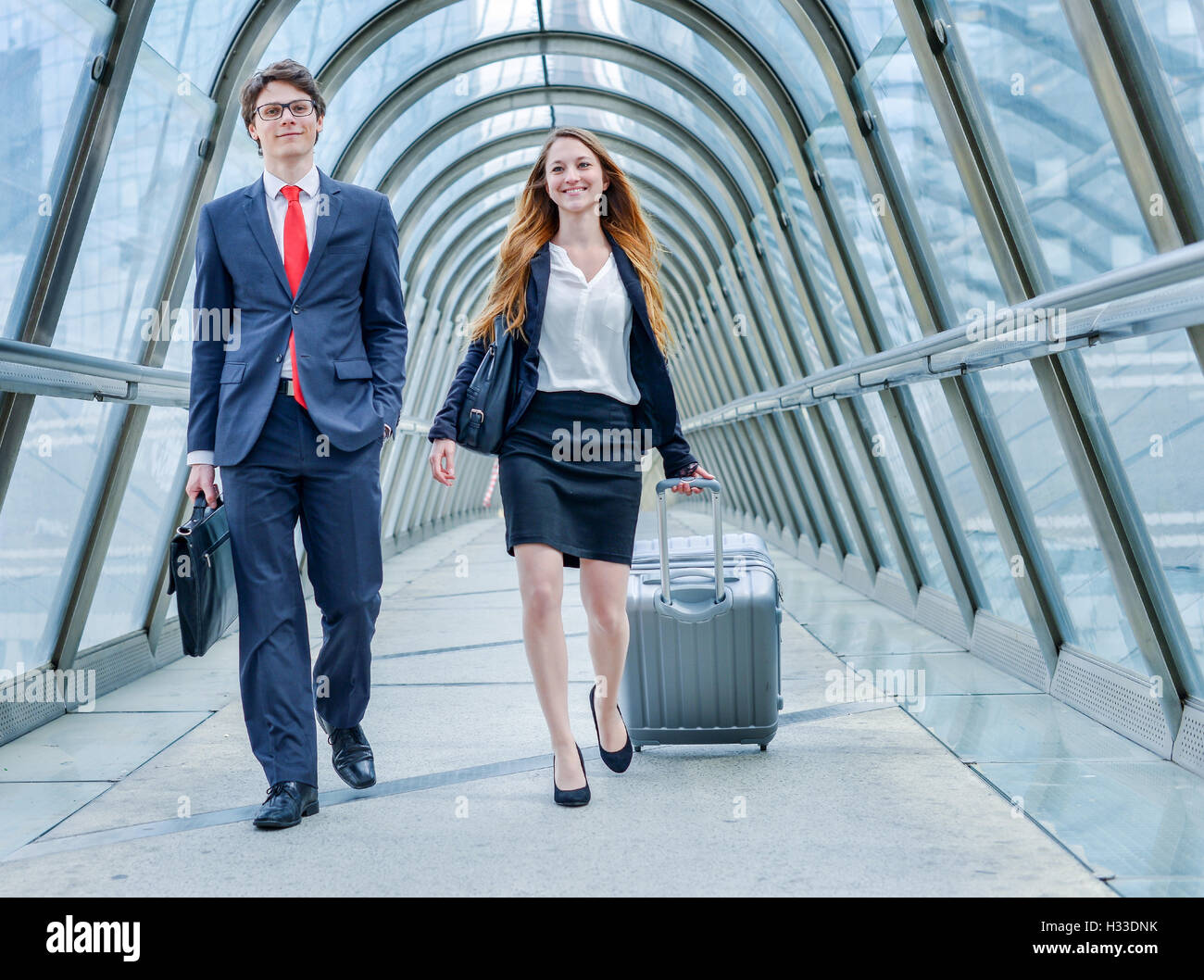 Junior executives dynamics in business trip Stock Photo - Alamy