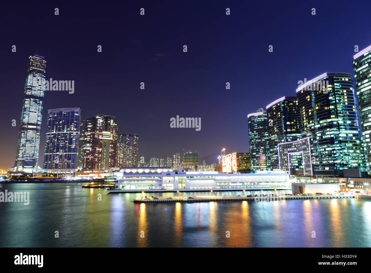 Commercial port view kowloon hi-res stock photography and images - Alamy