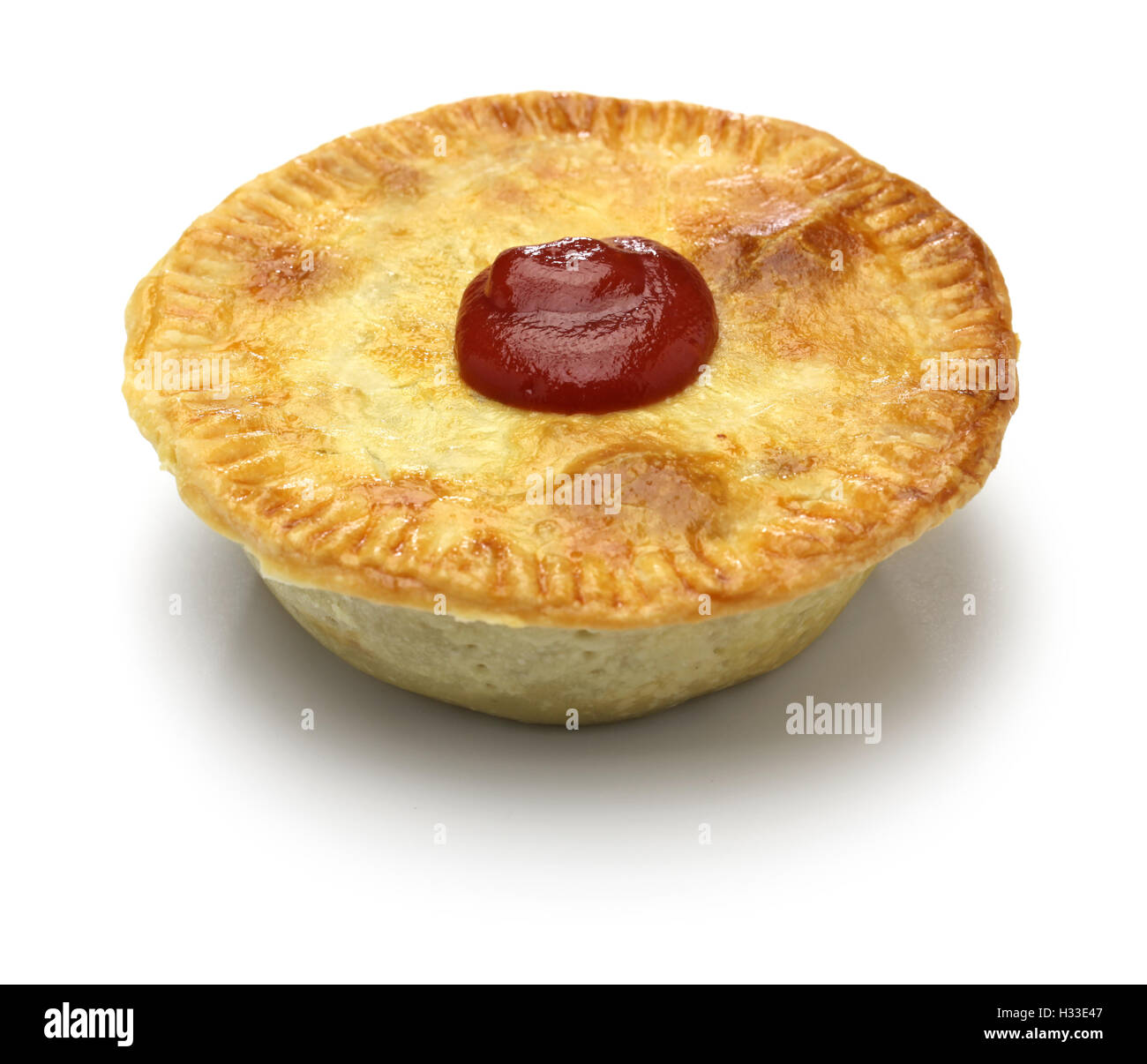 homemade aussie meat pie, close up Stock Photo - Alamy