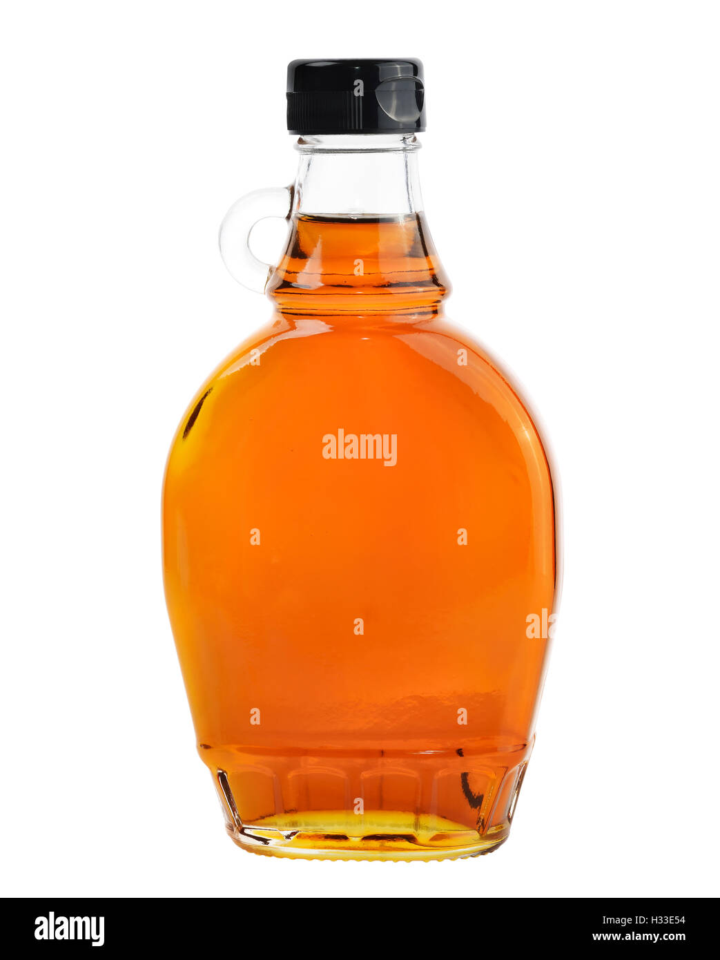 Maple Syrup Isolated On White Background Stock Photo - Alamy