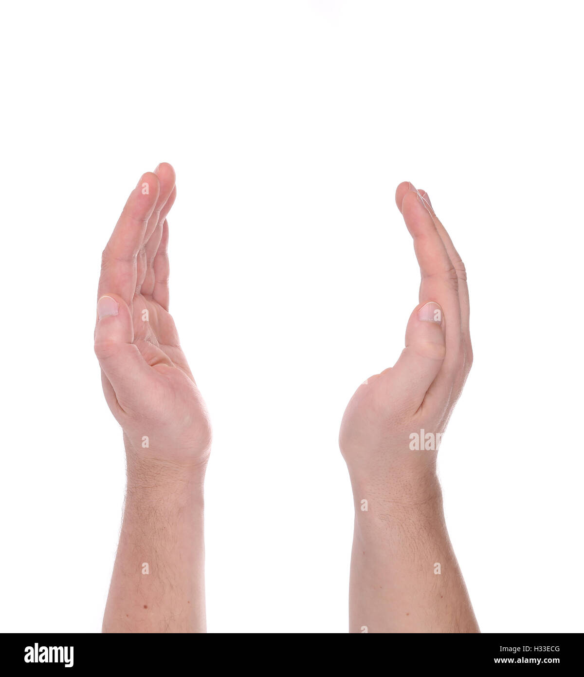 Man hand sign Stock Photo - Alamy