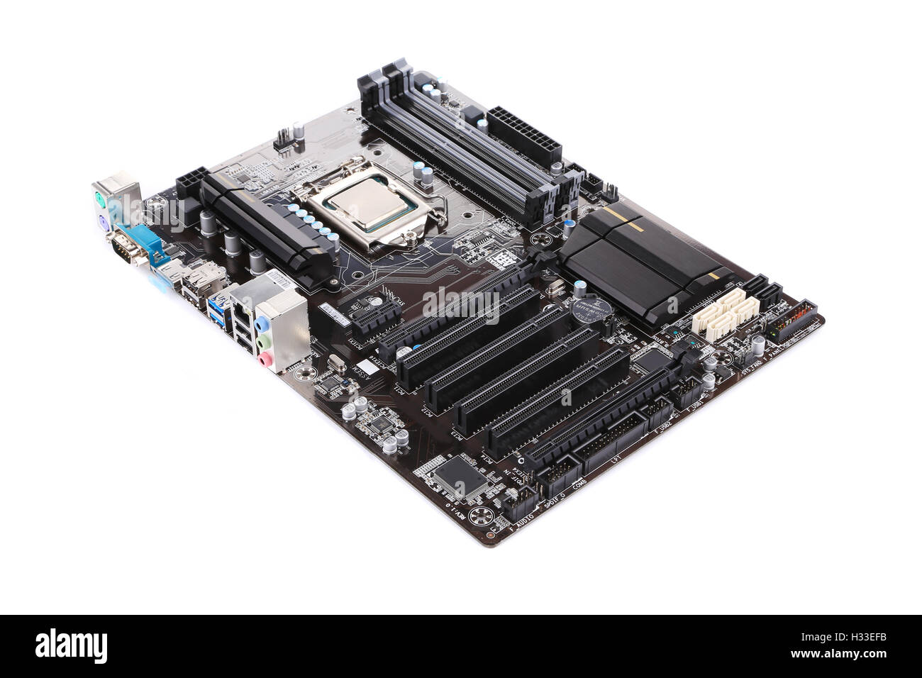 Back view of a DDR memory module Stock Photo - Alamy