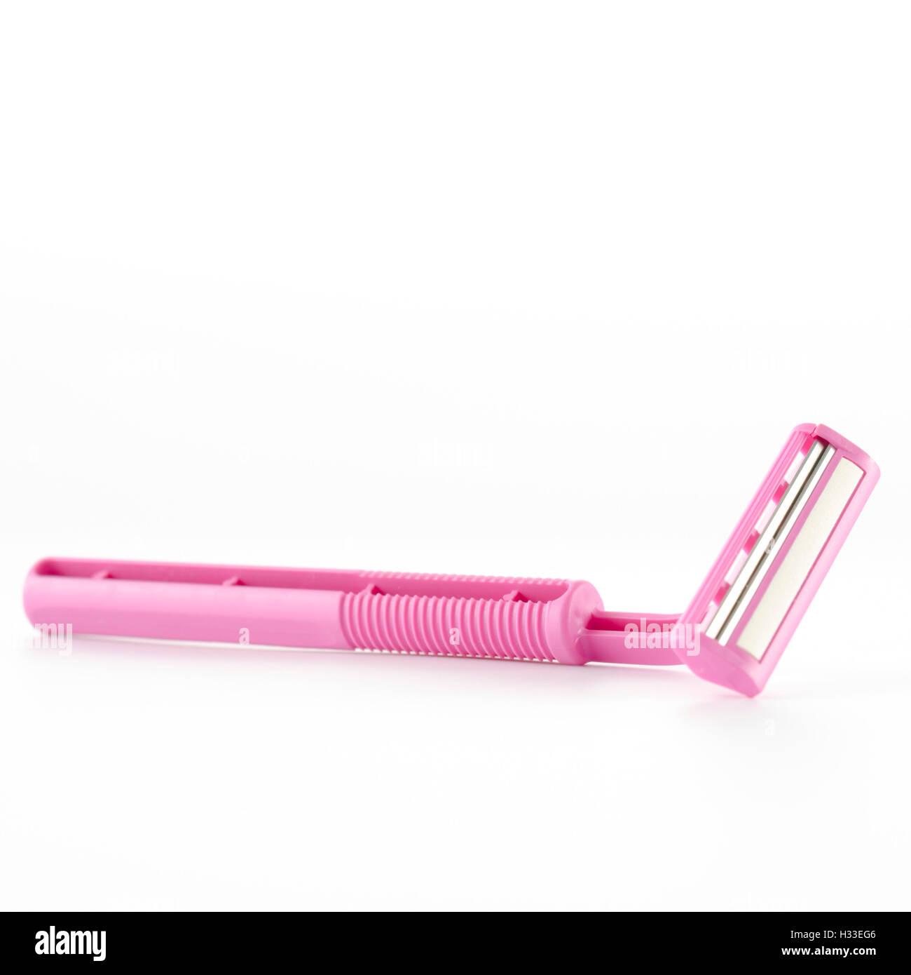 pink disposable shaving Stock Photo - Alamy