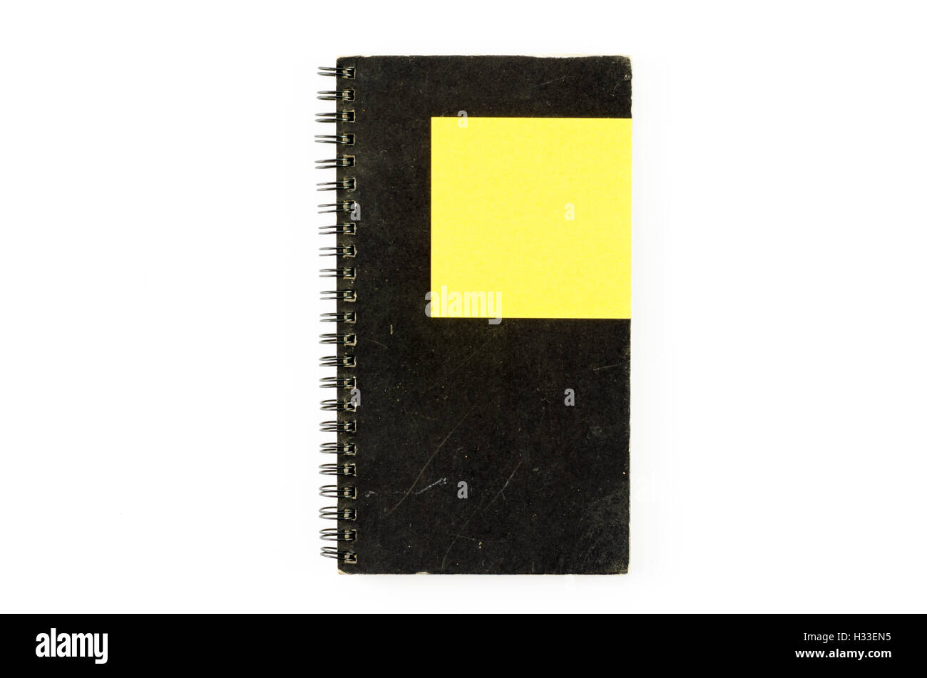 notebook and post it Stock Photo - Alamy