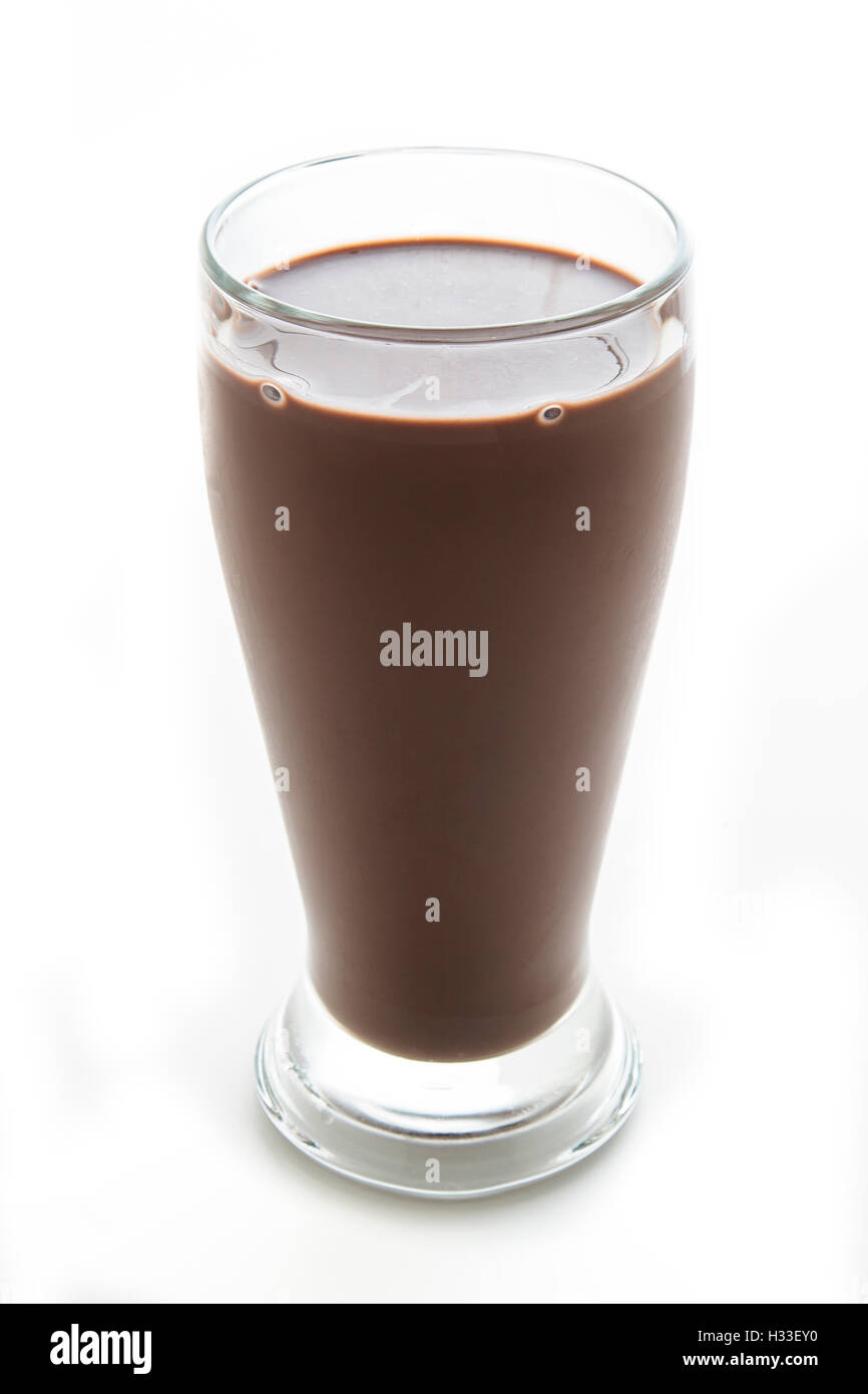 Frothy chocolate milkshake hi-res stock photography and images - Alamy