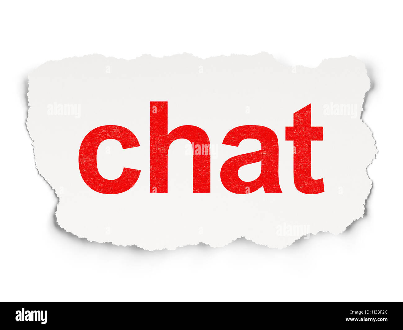 Web design concept: Chat on Paper background Stock Photo - Alamy