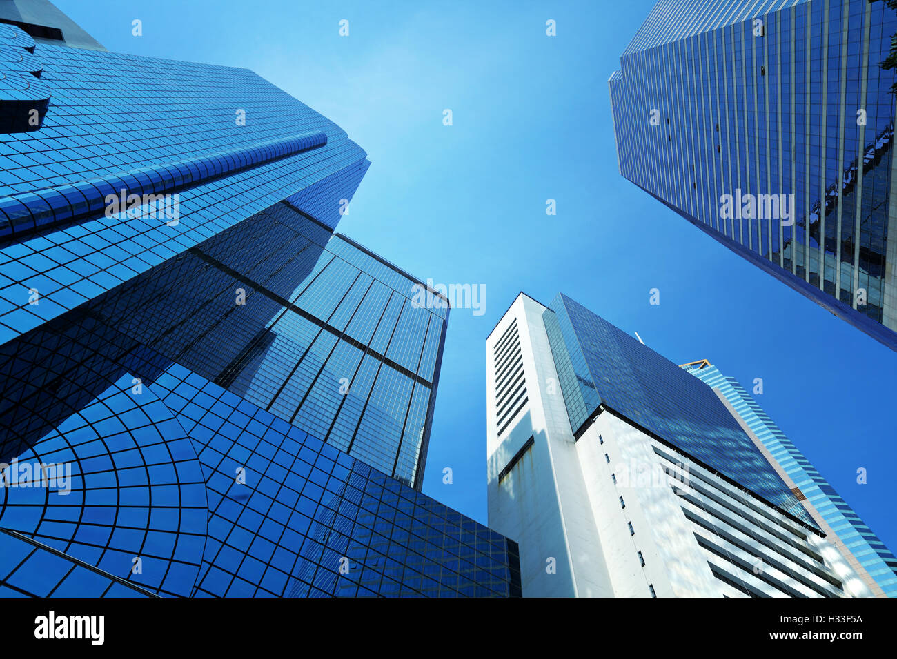 Corporate building to sky Stock Photo - Alamy