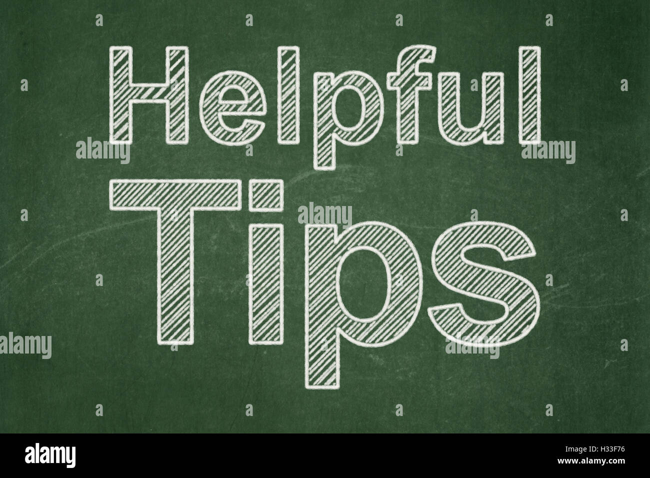 Education concept: Helpful Tips on chalkboard background Stock Photo ...