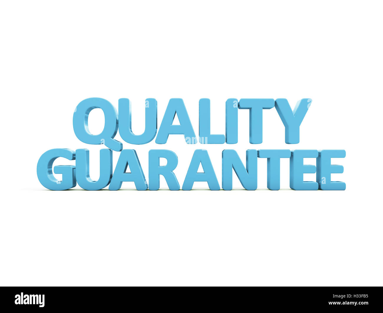 3d Quality guarantee Stock Photo - Alamy
